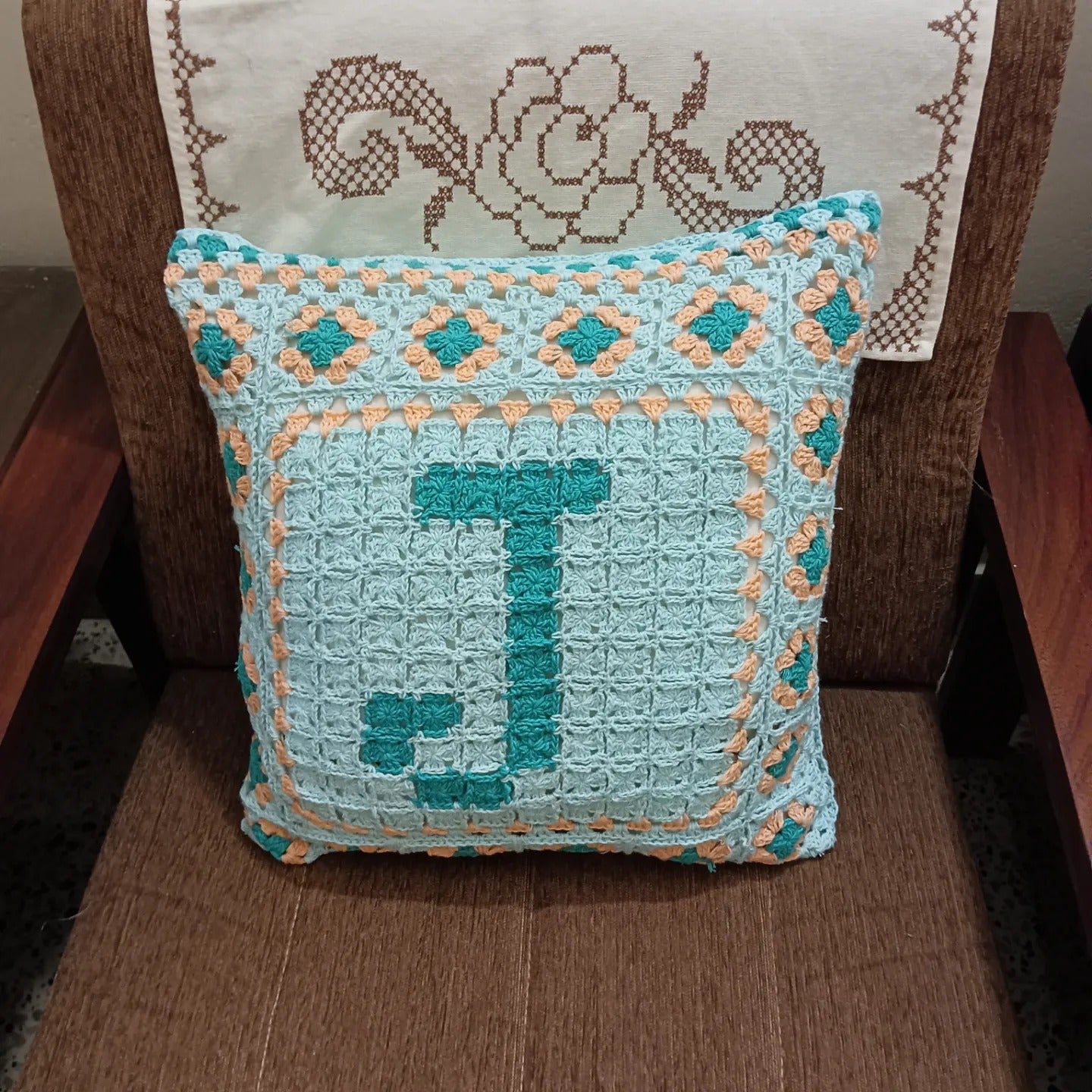 Monogrammed Cushion Cover – StrawBiz
